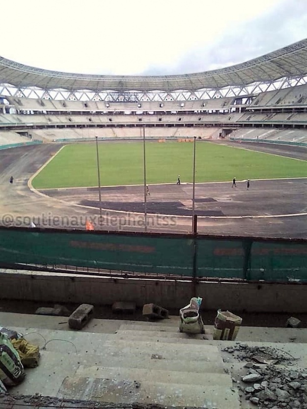 Côte d’Ivoire (CAN 2023) : Evolution du stade olympique d’Ebimpé (Images)